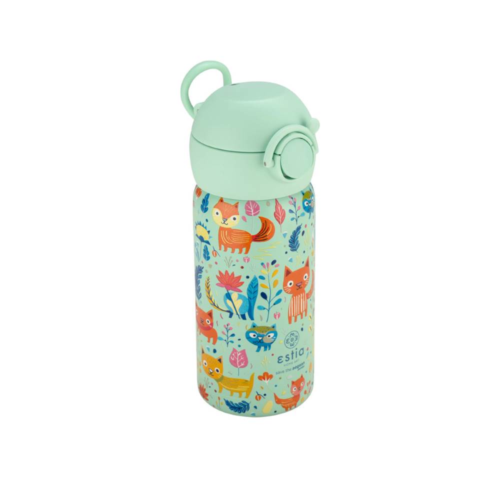 ΘΕΡΜΟΣ ΠΑΙΔΙΚΟ WONDER BOTTLE SAVE THE AEGEAN 350ml FELINE FOLIAGE ...