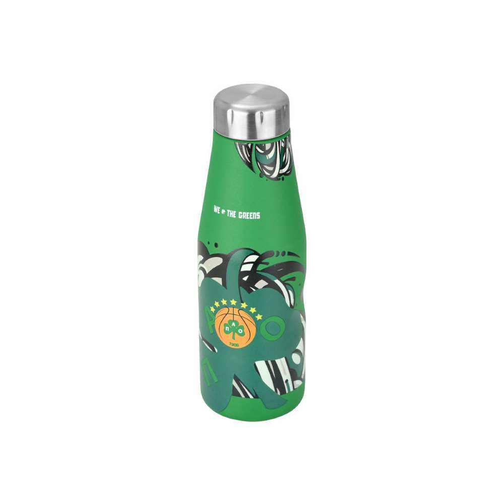 ΘΕΡΜΟΣ TRAVEL FLASK PANATHINAIKOS BC EDITION WE THE GREENS 500ml ...